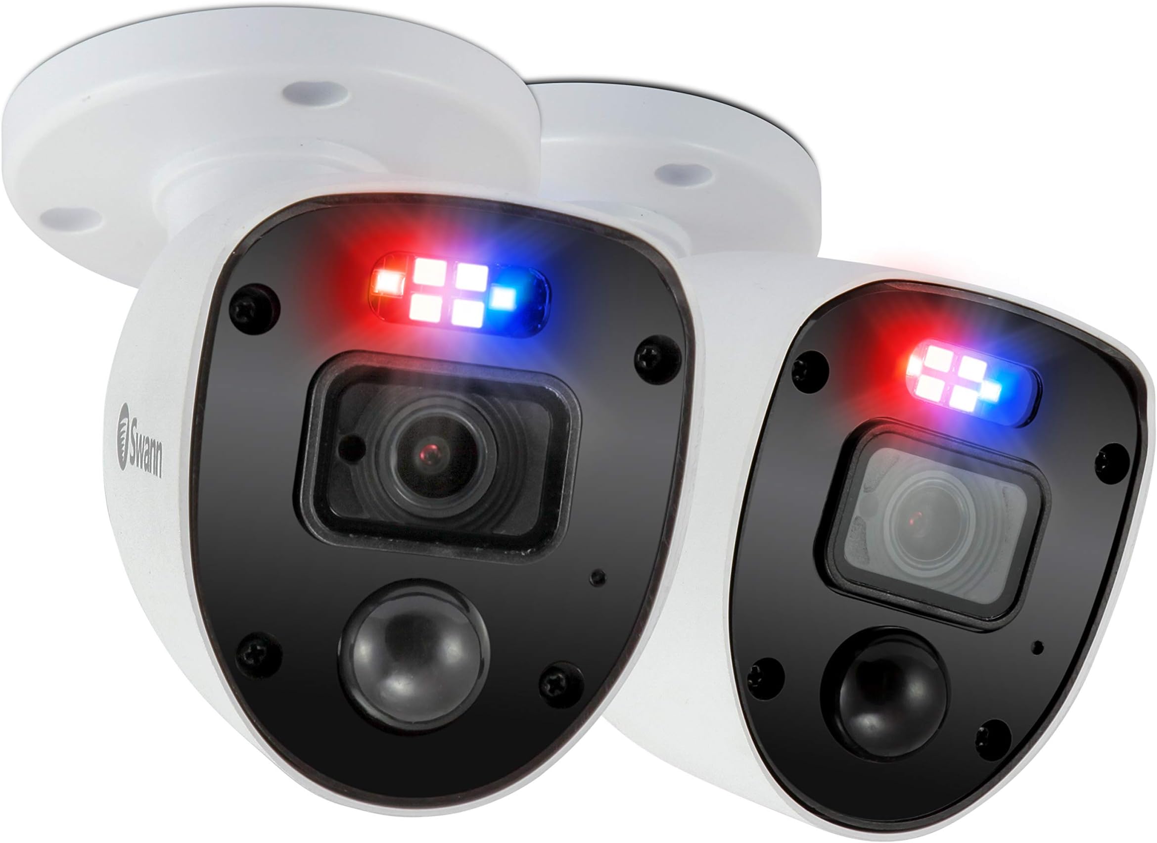 Swann Add-On DVR Bullet Security Cameras with Sensor Spotlights ...