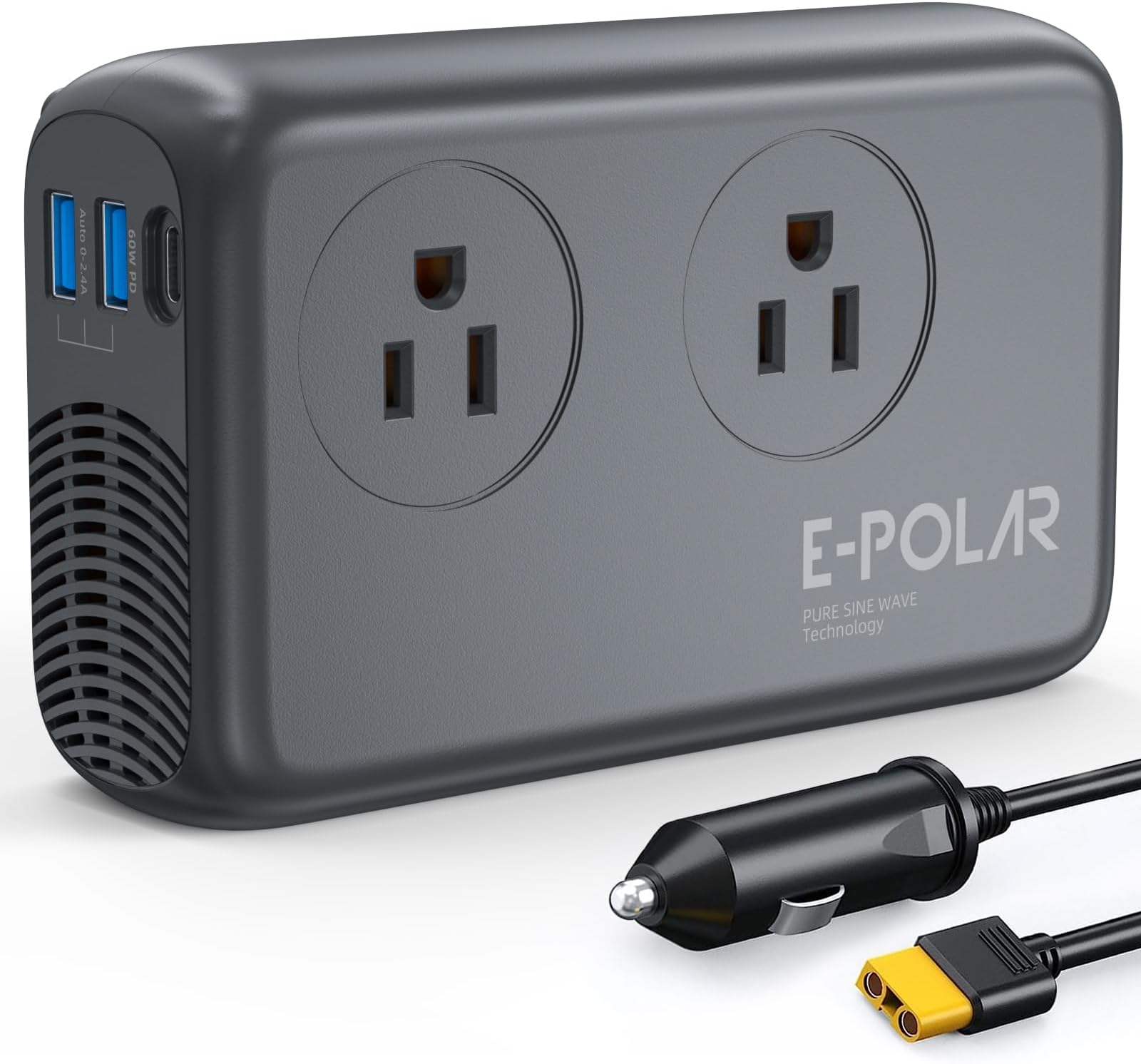 Amazon.com: BESTEK 300Watt Pure Sine Wave Power Inverter - DC 12V to AC ...