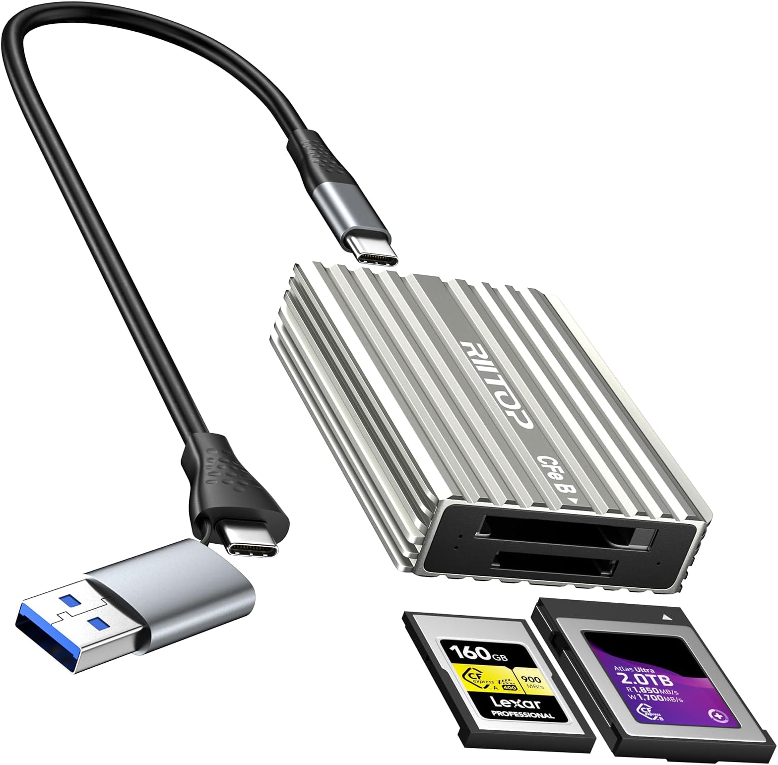 Amazon.com: CFexpress Type B Card Reader,8 in 1 Multi CF Express Reader ...