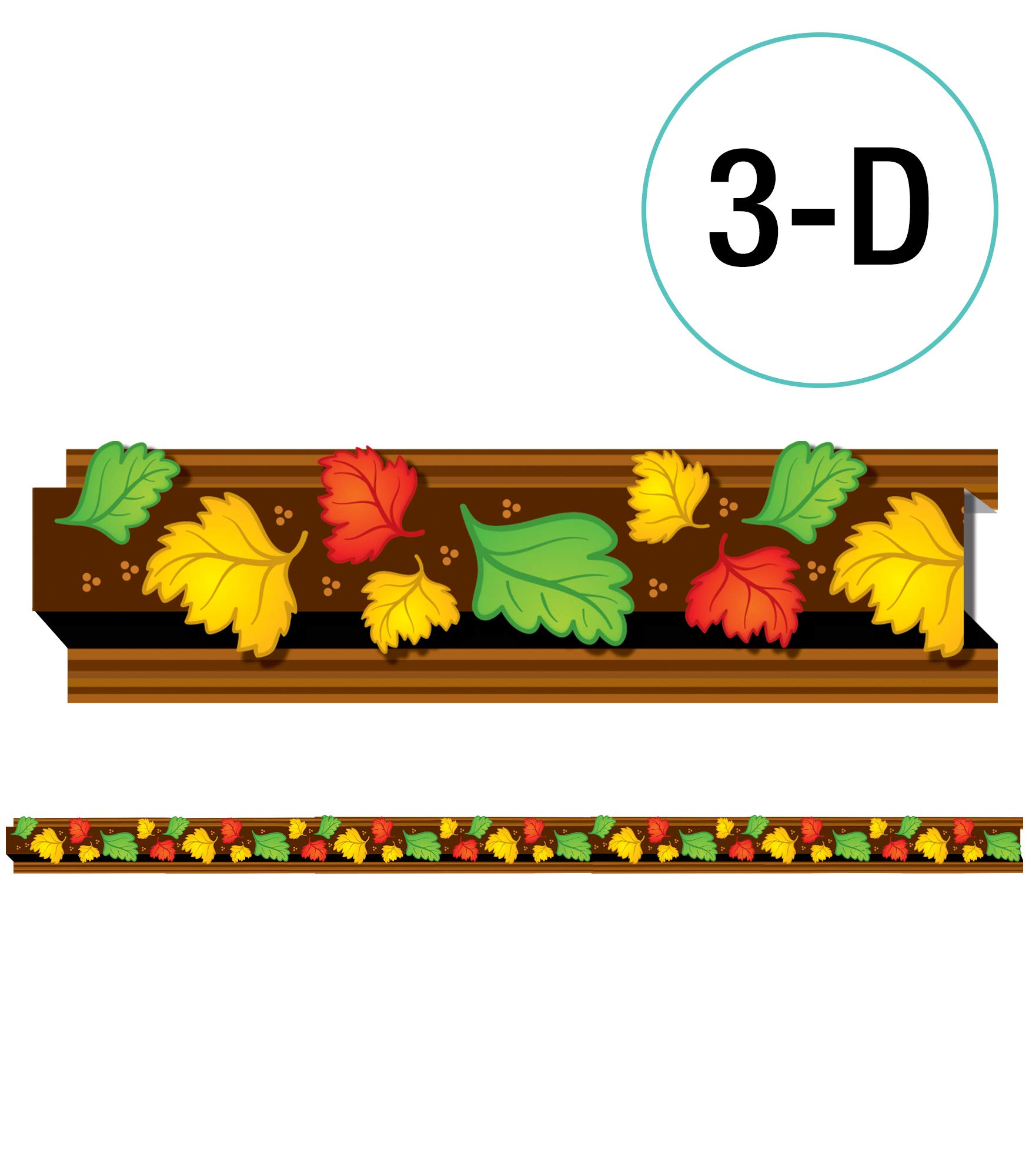 Printable Autumn Leaves Border