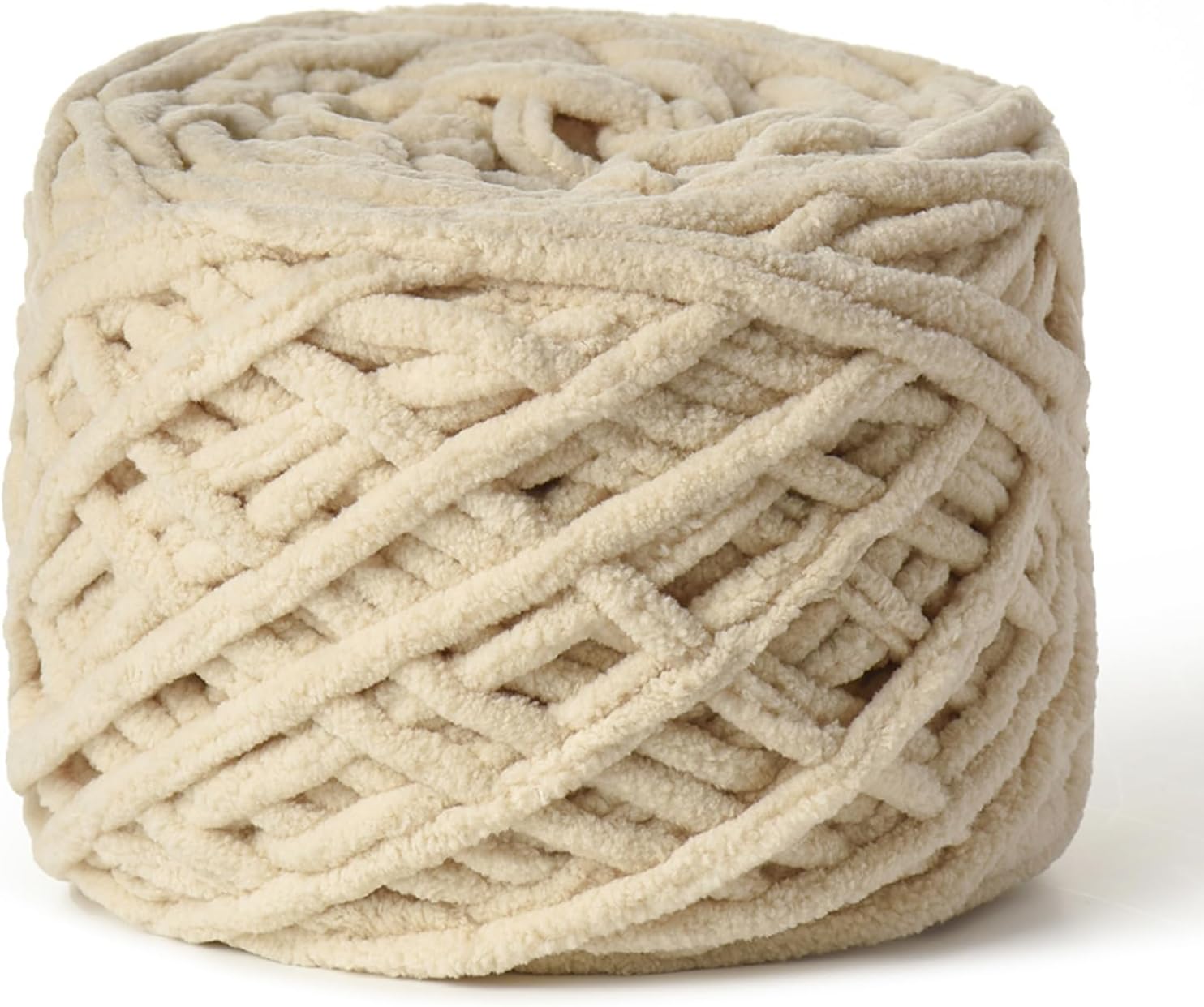 Amazon.com: Fluffy Chenille Chunky Yarn for Crocheting 100g(65.6yd ...