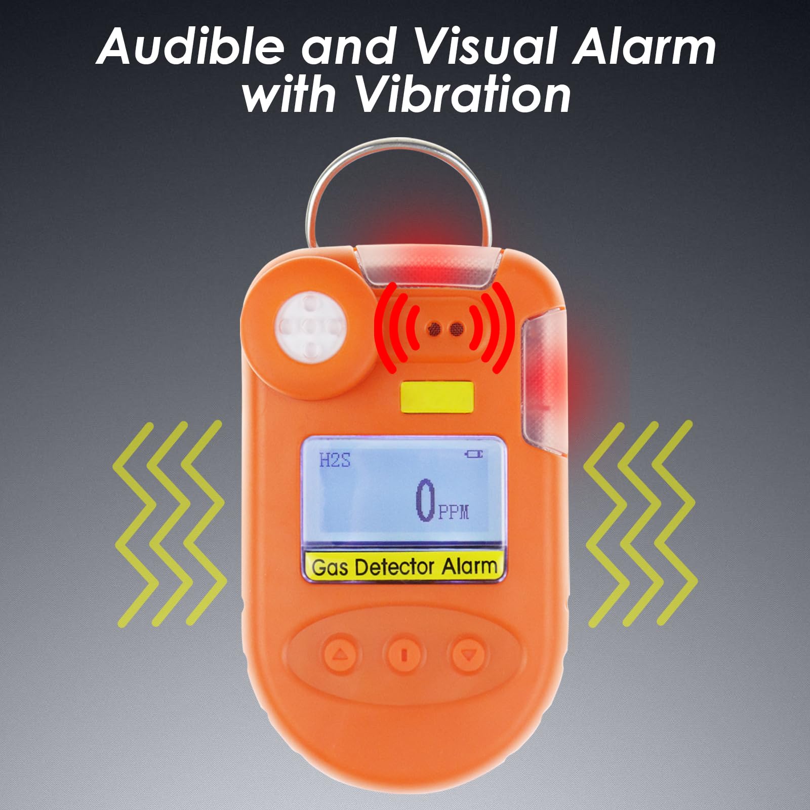 Snapklik.com : H2S Monitor, High Precision MCU Control H2S Gas Detector ...