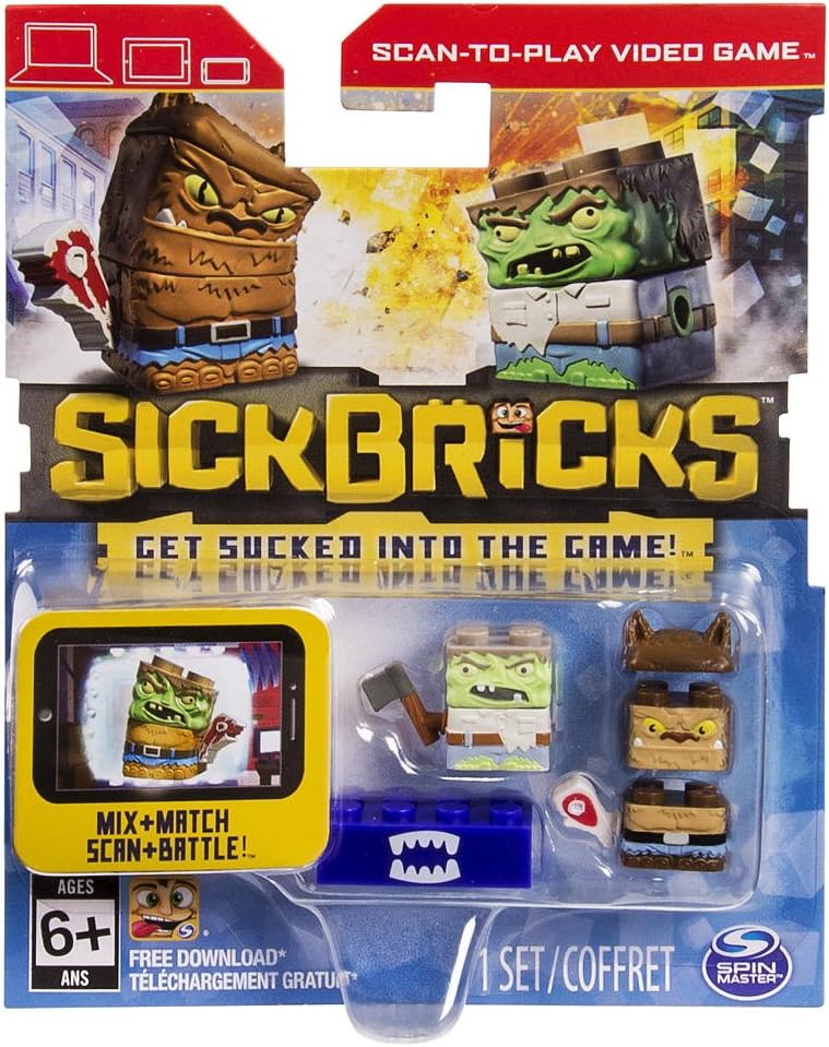 Amazon.com: Sick Brix Double Pack Theme 2 Action Figure : Toys & Games