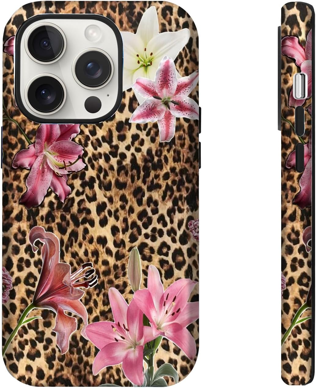 Amazon.com: XUNQIAN Compatible for iPhone 16 Case,Cute Pink Hibiscus ...