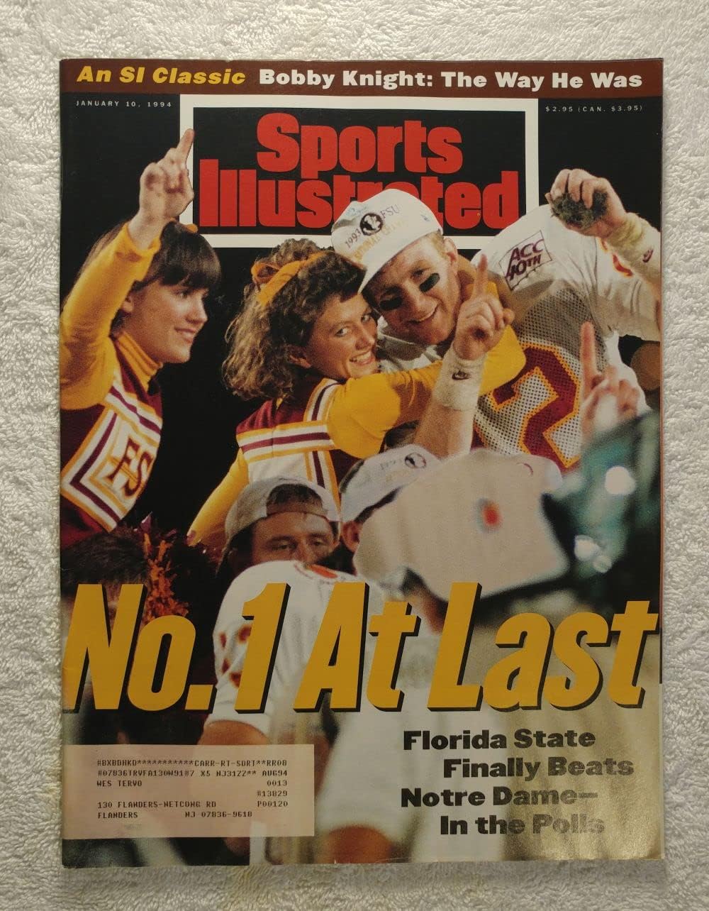 Amazon.com: Matt Frier - Florida State Seminoles - 1993 National ...
