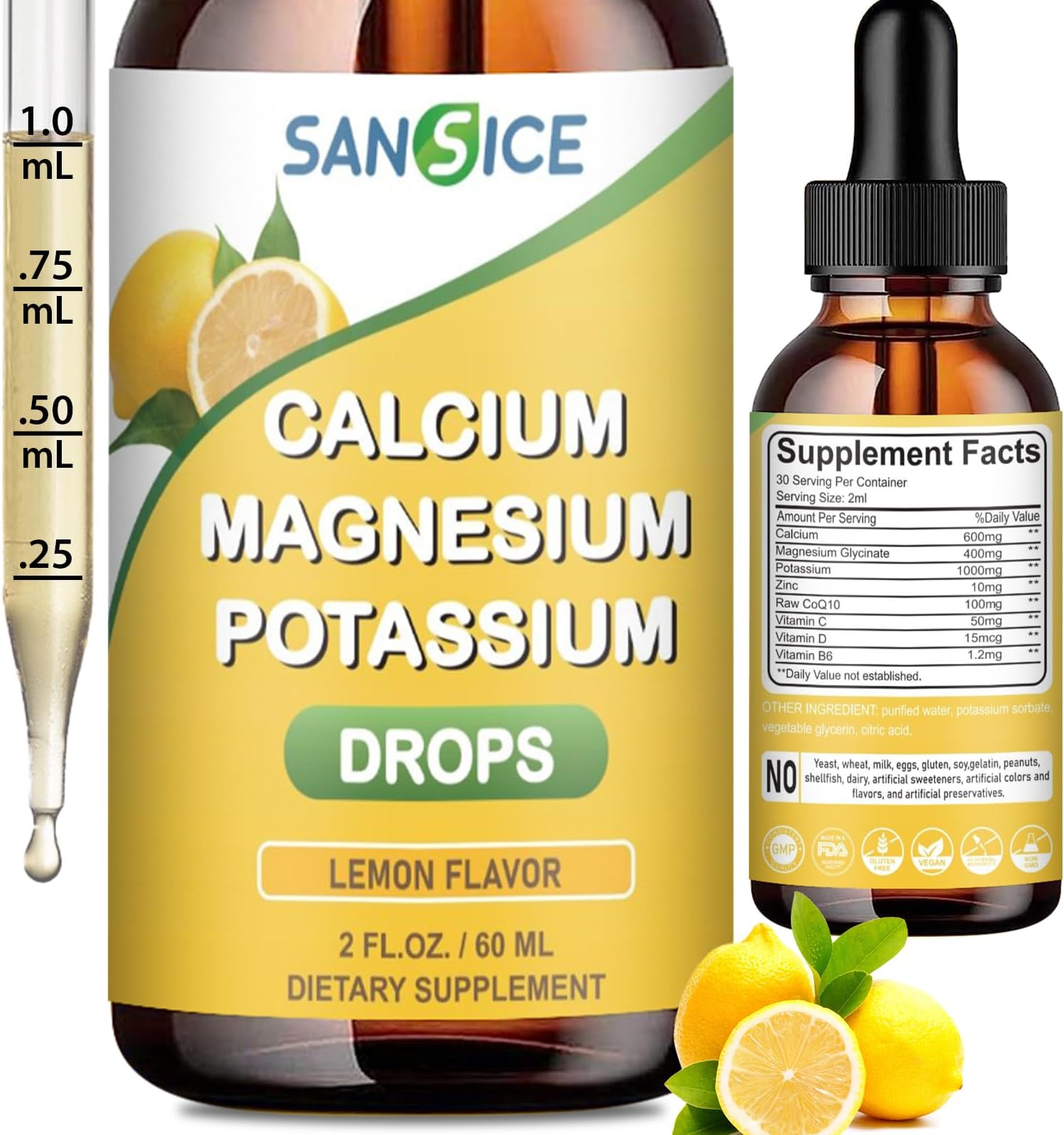 Amazon.com: Calcium Magnesium Potassium & B-100 Complex : Health ...