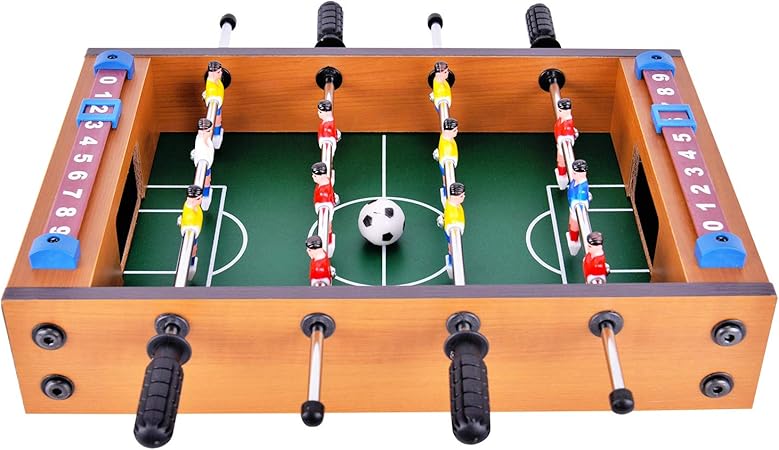Amazon.com: WIN.MAX Mini Foosball Table Top Soccer Game Table 14.17"x9 ...