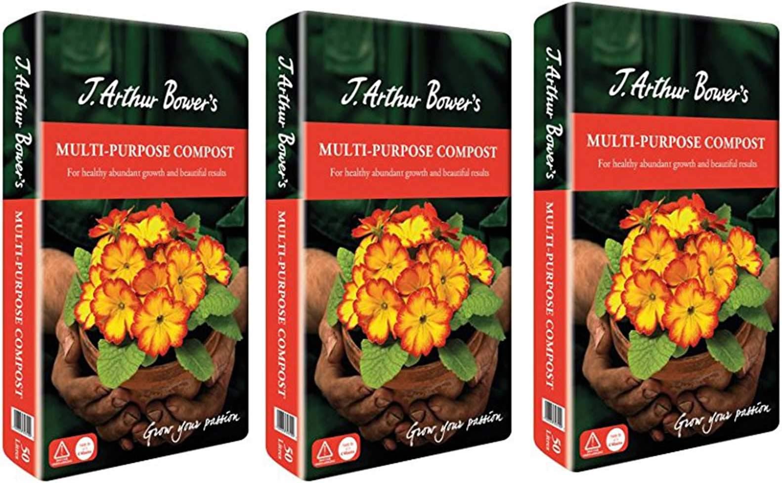 J. Arthur Bowers Multi-purpose Compost 2 x 50L Bags (100L) : Amazon.co ...