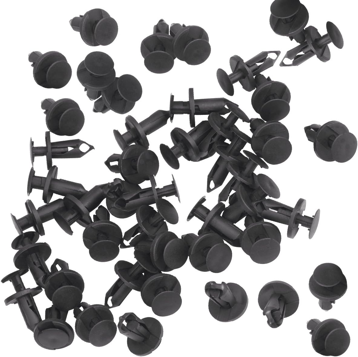 Amazon.com: Fender Bumper Clips 8mm 150 PCS, Auto Plastic Push Pins ...