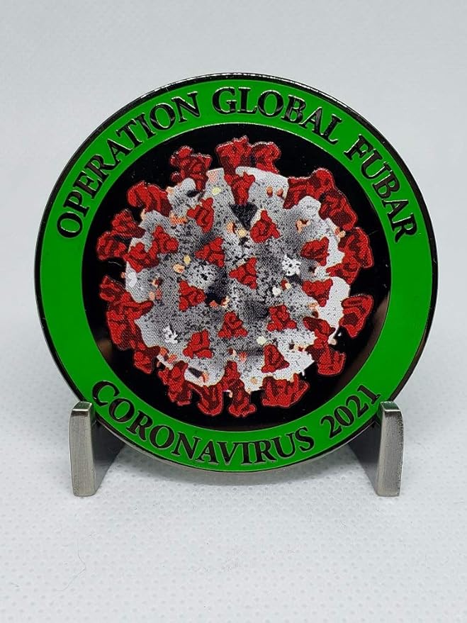 Amazon.com: 2021 Police Challenge Coin Operation Global FUBAR -Glowing ...