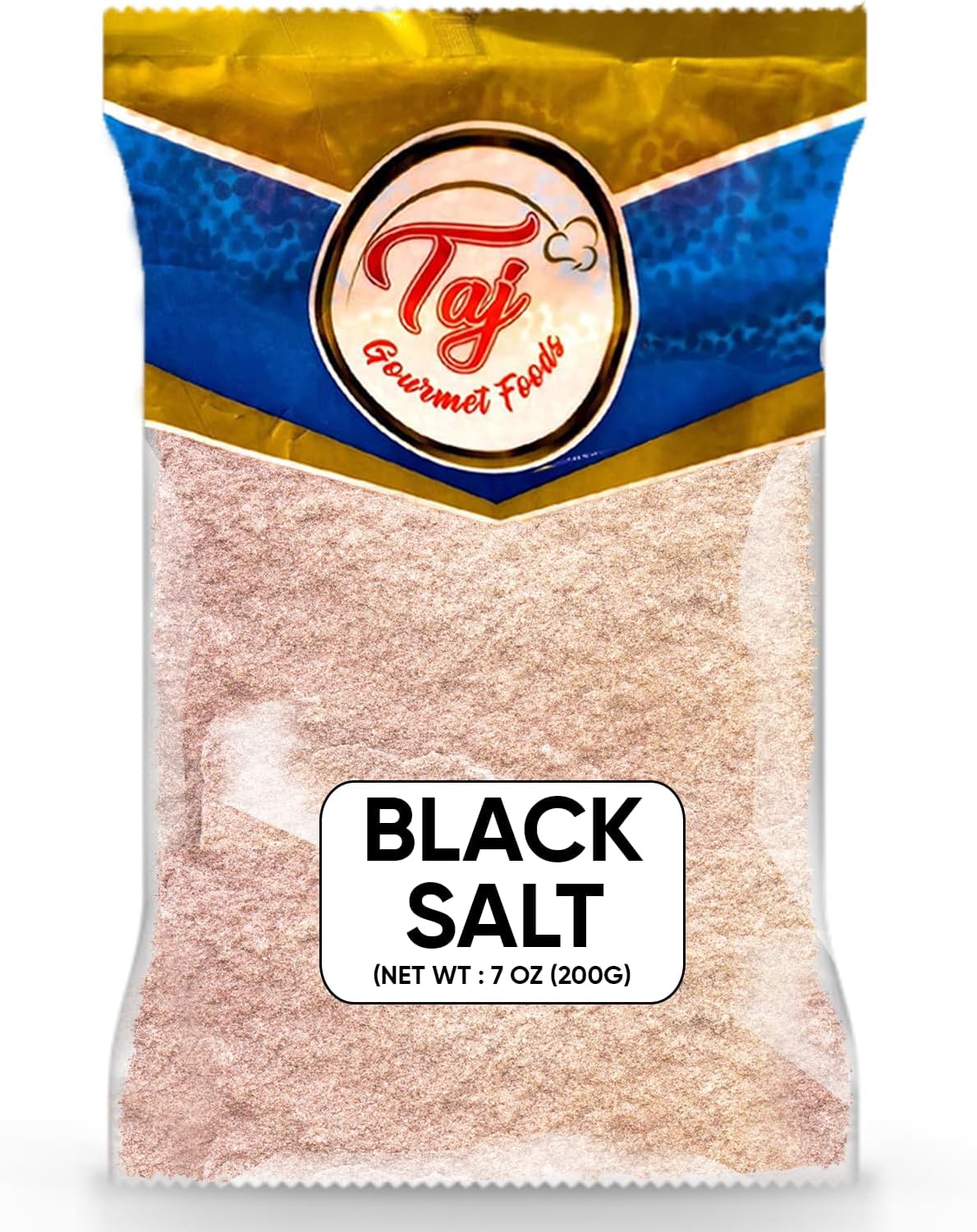 Amazon.com : TAJ Black Salt Powder 7-Ounce (200g) | Kala Namak | Vegan ...