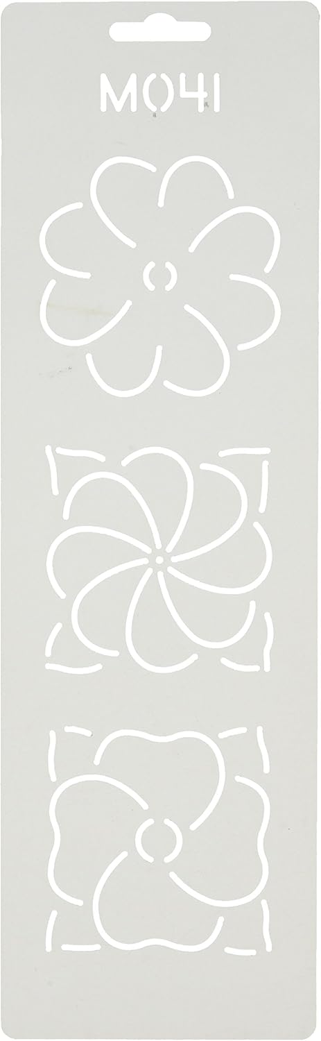 Amazon.com: 3 Assorted Flowers Quilting Stencil