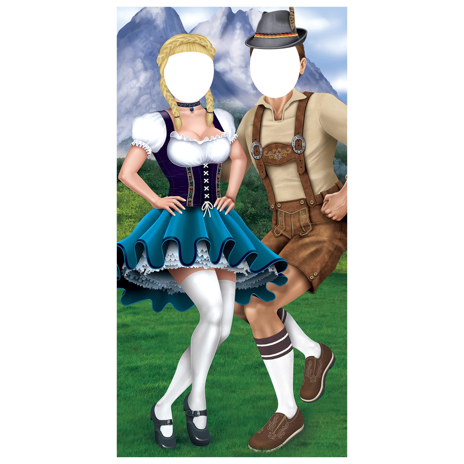 Beistle 6 FT x 37.5 in Corrugated Cardboard Life Size Couples Stand Up ...