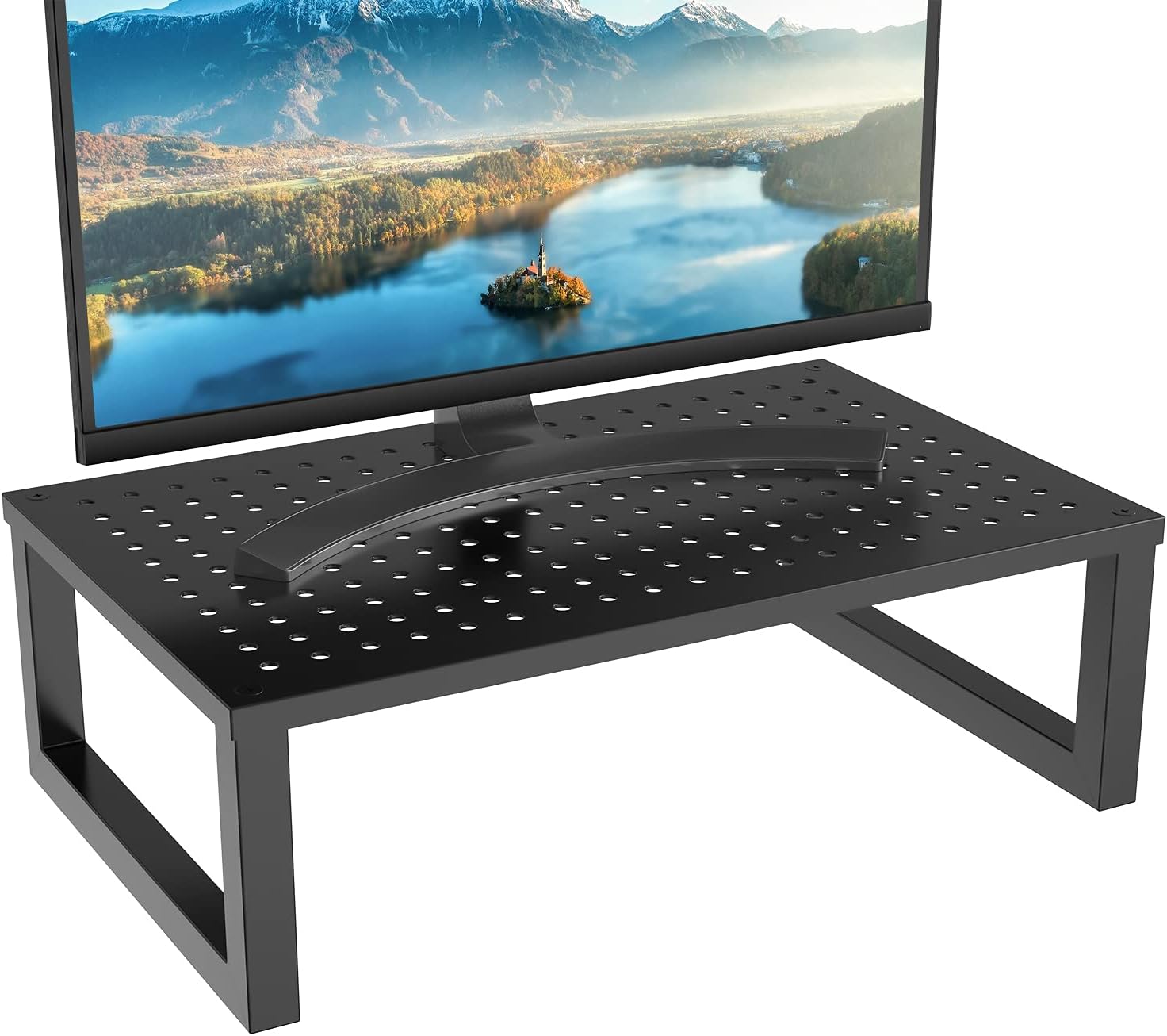 Amazon.com: Amazon Basics Height Adjustable Rectangular Computer ...