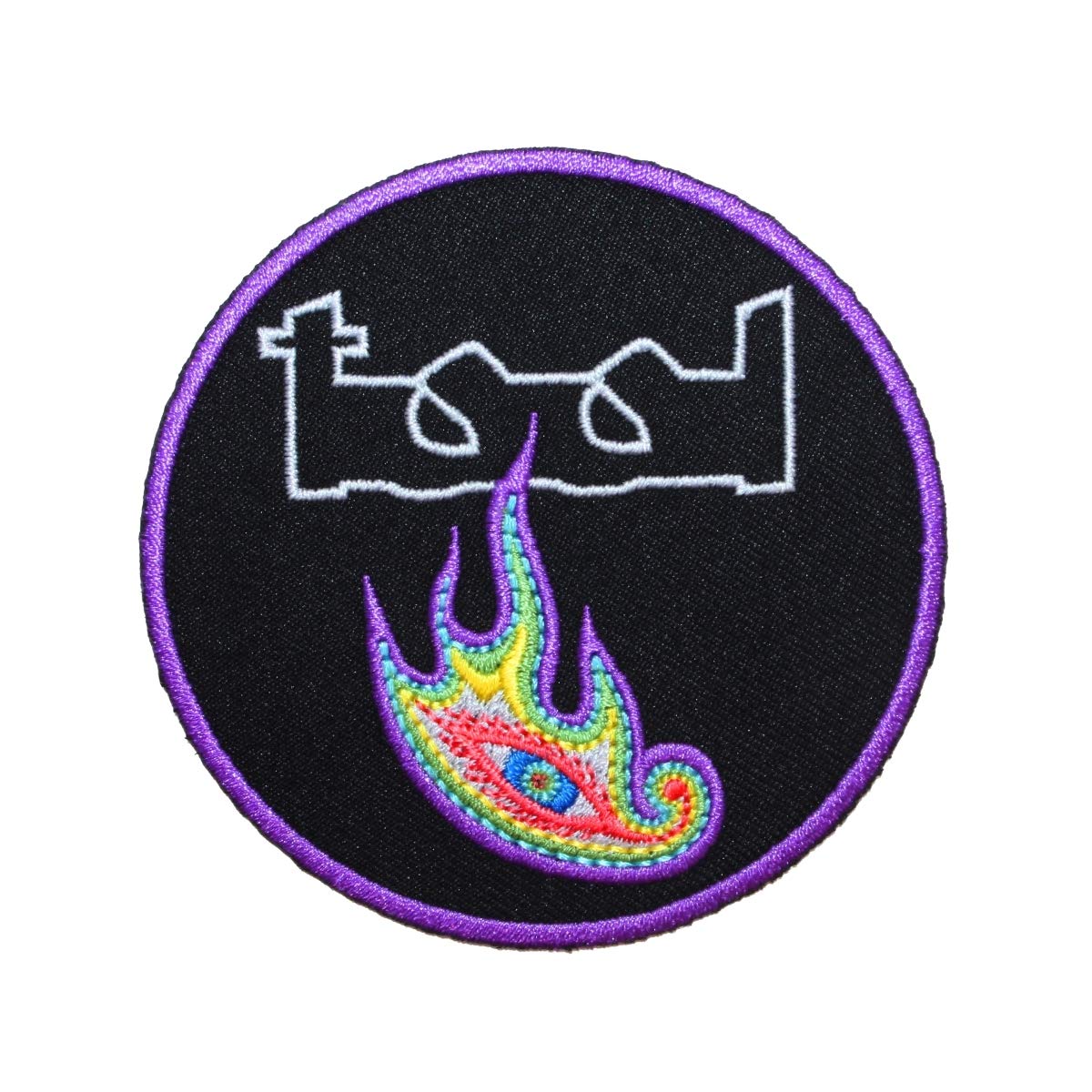 Buy Tool Flaming Eye Logo Rock Music Band Embroidered Iron On Applique Patch p568 Online at ...