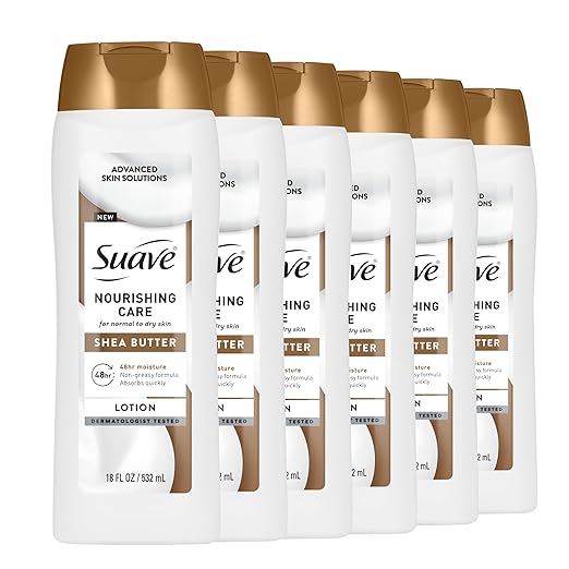 Amazon.com : Suave Nourishing Care Hand & Body Lotion with Shea Butter ...