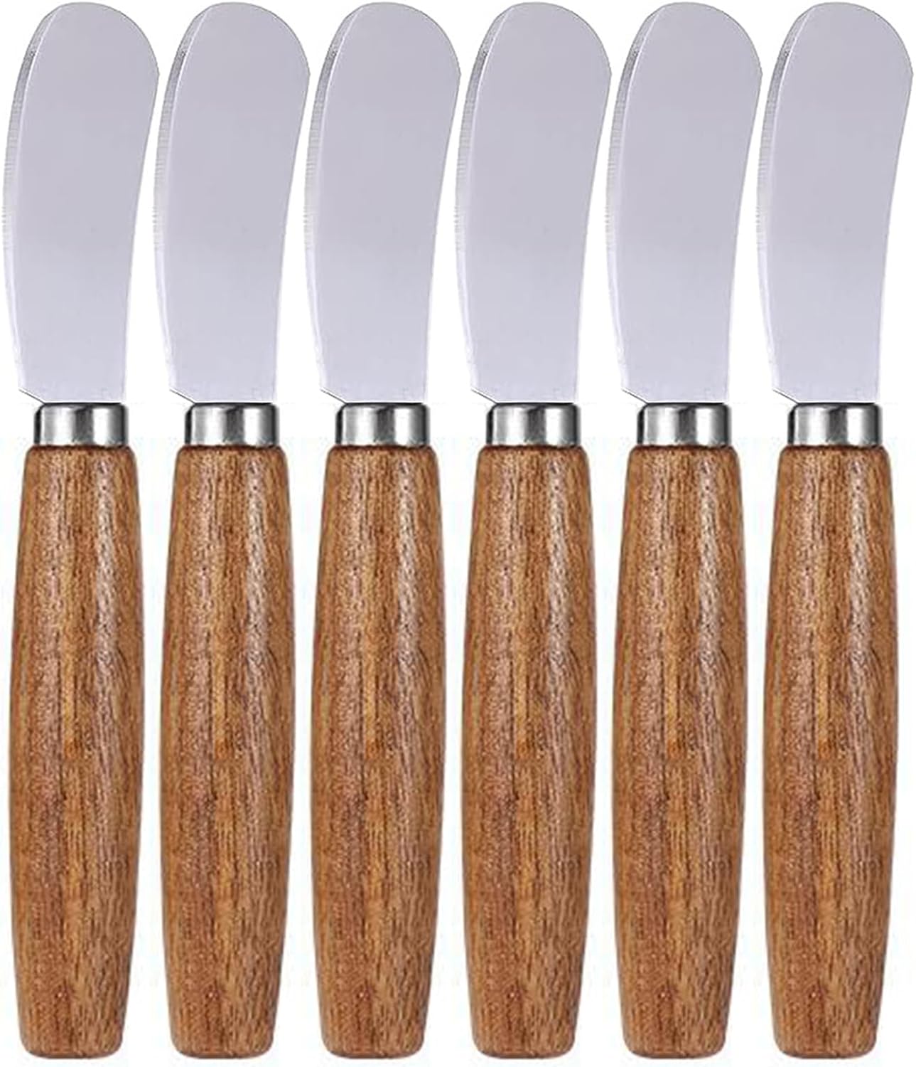 Amazon.com: YUANQIAN Little Cheese Spreader Knives,Long Wooden Handle ...