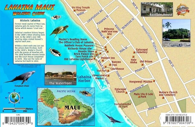 Lahaina Town Historic Map: Franko Maps Ltd.: 9781601904706: Amazon.com ...