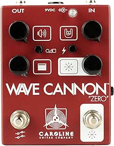 Amazon.com: Caroline Guitar Company Wave Cannon Zero Distortion/Fuzz ...