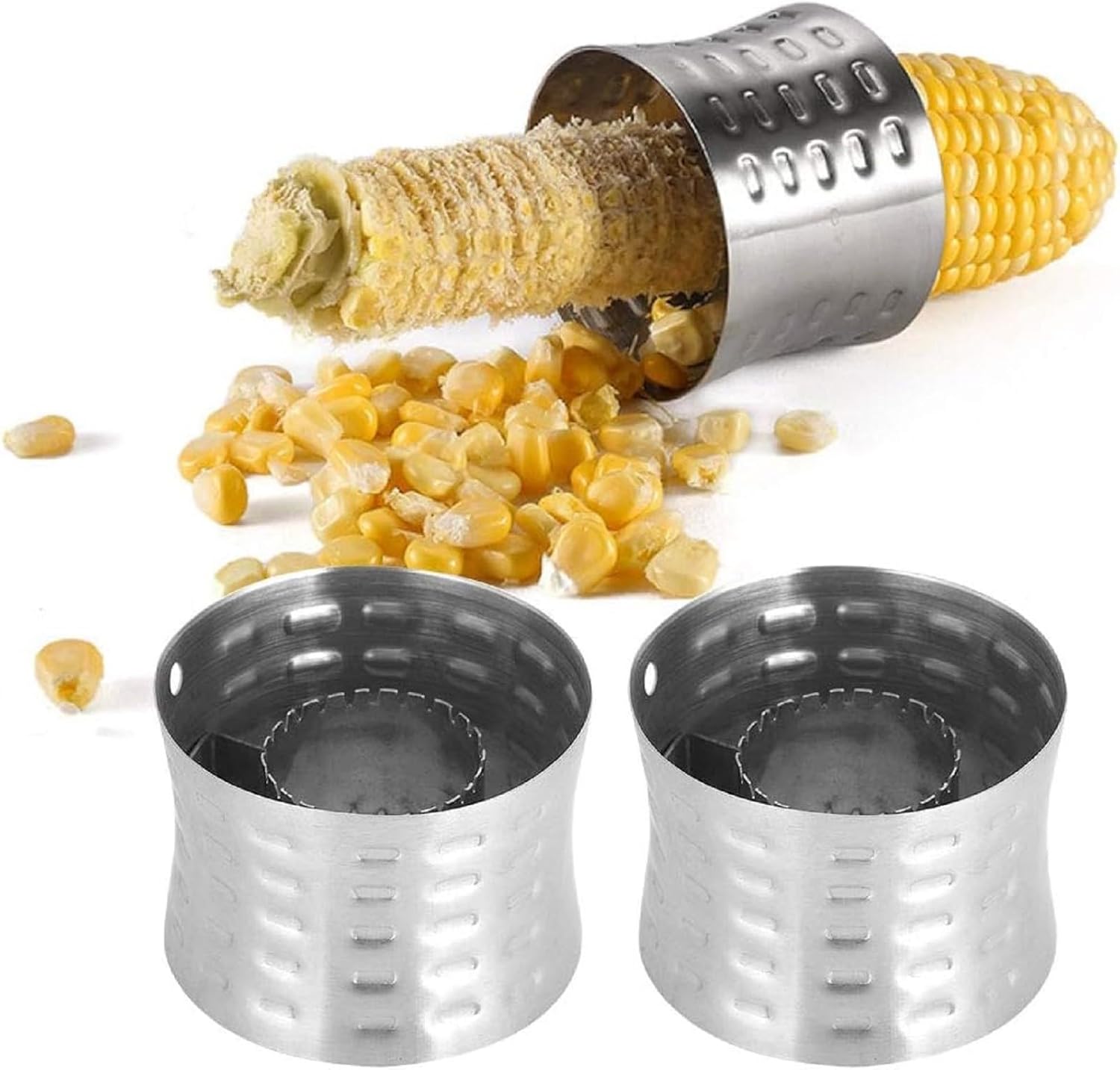 Amazon.com: Corn Remover tool Premium Stainless Steel Corn Thresher Cob ...
