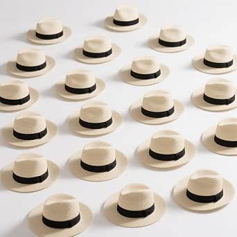 Amazon.com: GetFeeds 30pcs Vintage Fedora & Panama - 60cm Havana Nights ...