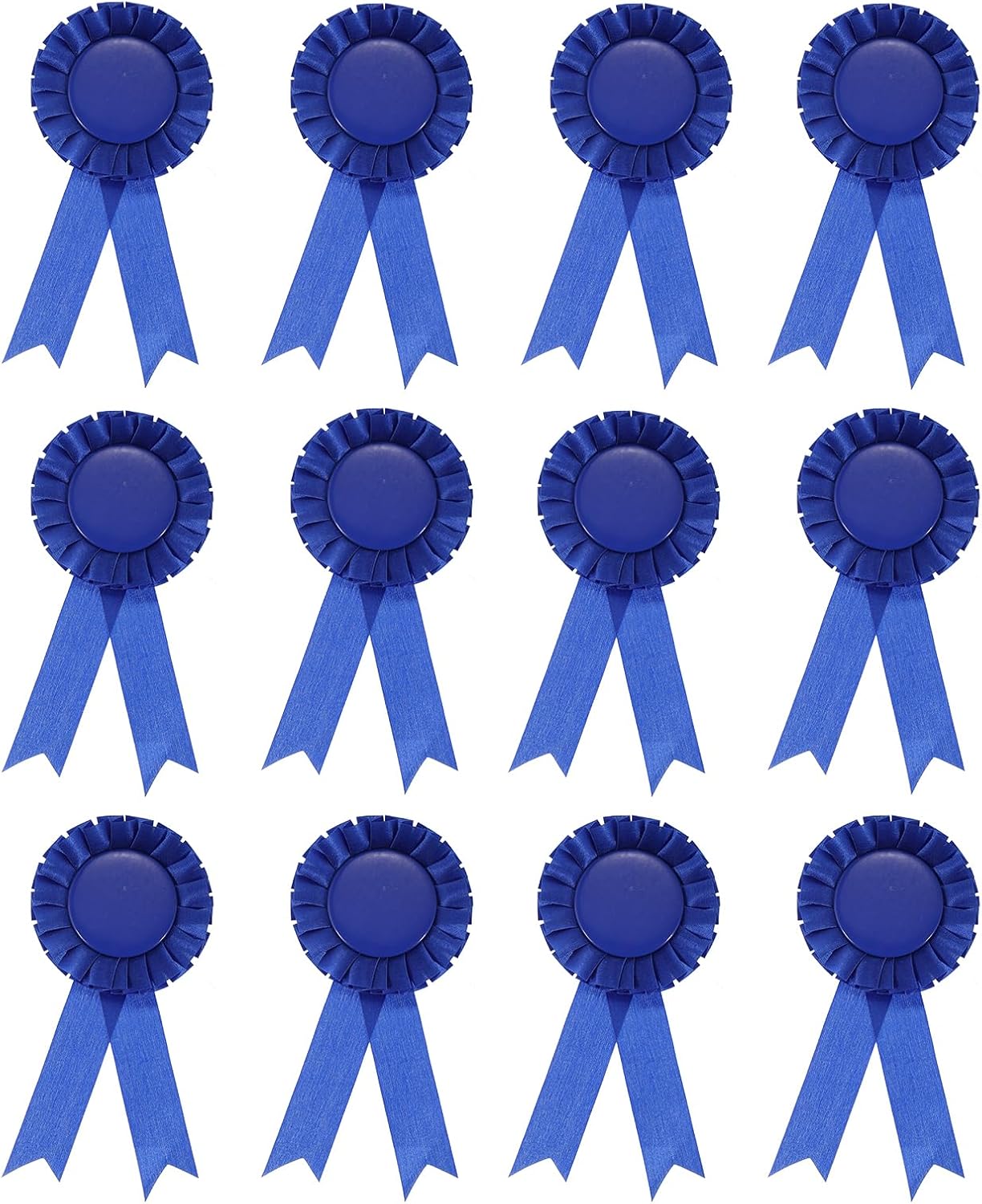 Amazon.com: PATIKIL Blank Award Ribbon, 12 Pcs Rosette Ribbon Honorable ...
