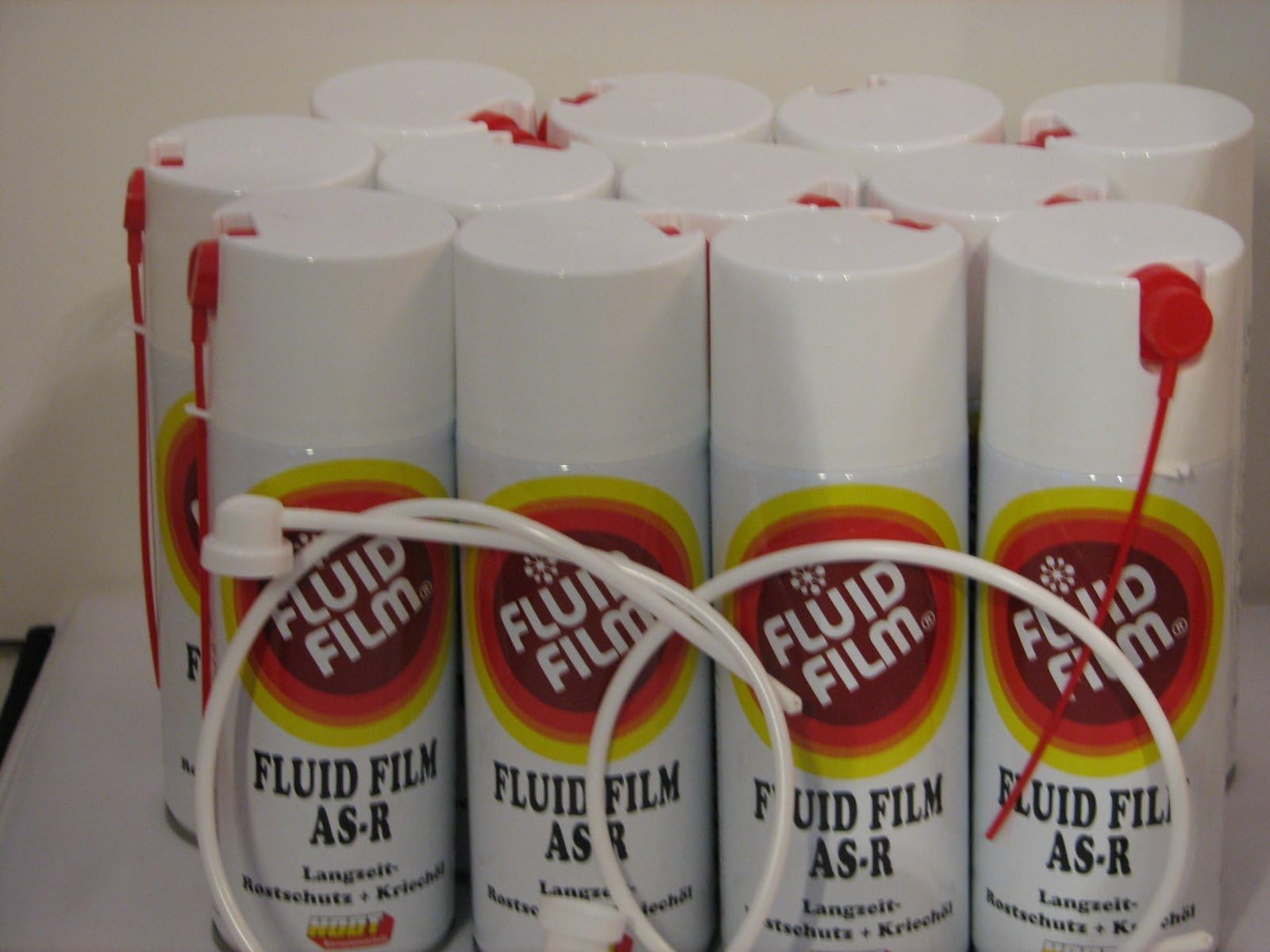 12 x Fluid Film AS-R Langzeit-Rostschutz Kriechöl 400ml Sprühdosen + 2 ...