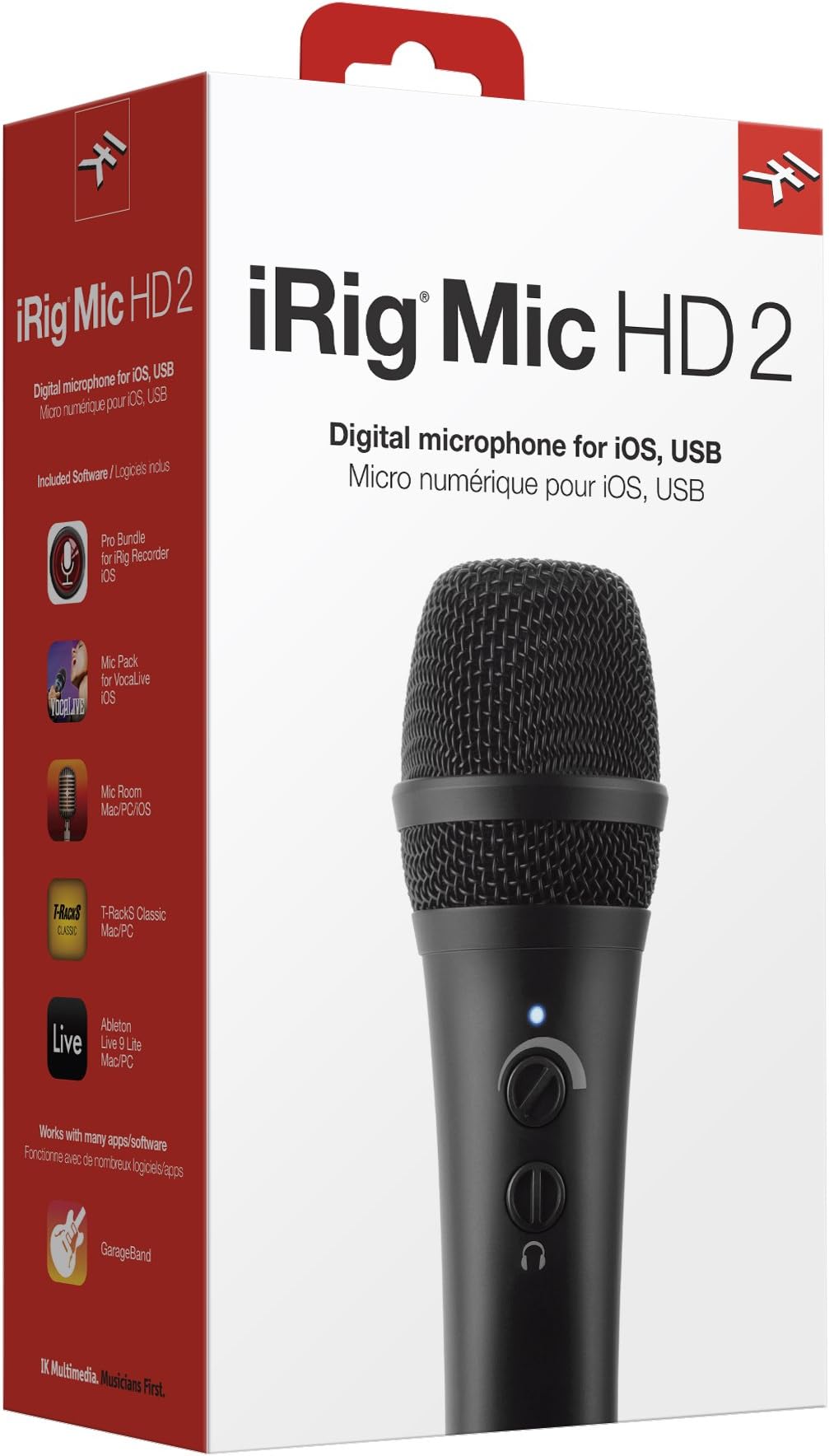 Amazon.co.jp: IK Multimedia(アイケーマルチメディア) iRig Mic HD 2 iRigシリーズ 18.8*4.9cm 国内正規品 : パソコン・周辺機器