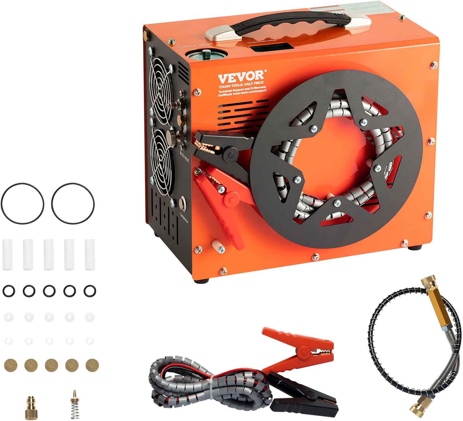 VEVOR PCP Air Compressor, 4500PSI/30Mpa Portable PCP Airgun Compressor ...