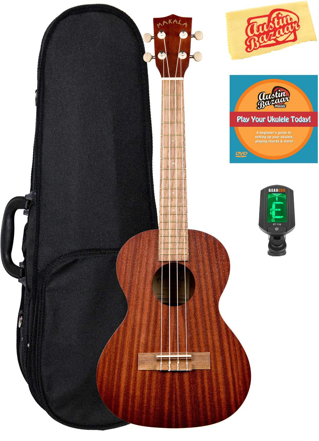 Snapklik.com : Kala MK-T Makala Tenor Ukulele Bundle