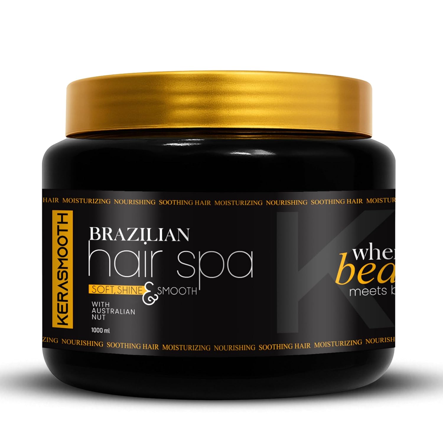 Buy KeraSmooth Brazilian Hair Spa, 1000ml – Deep Moisturizing ...