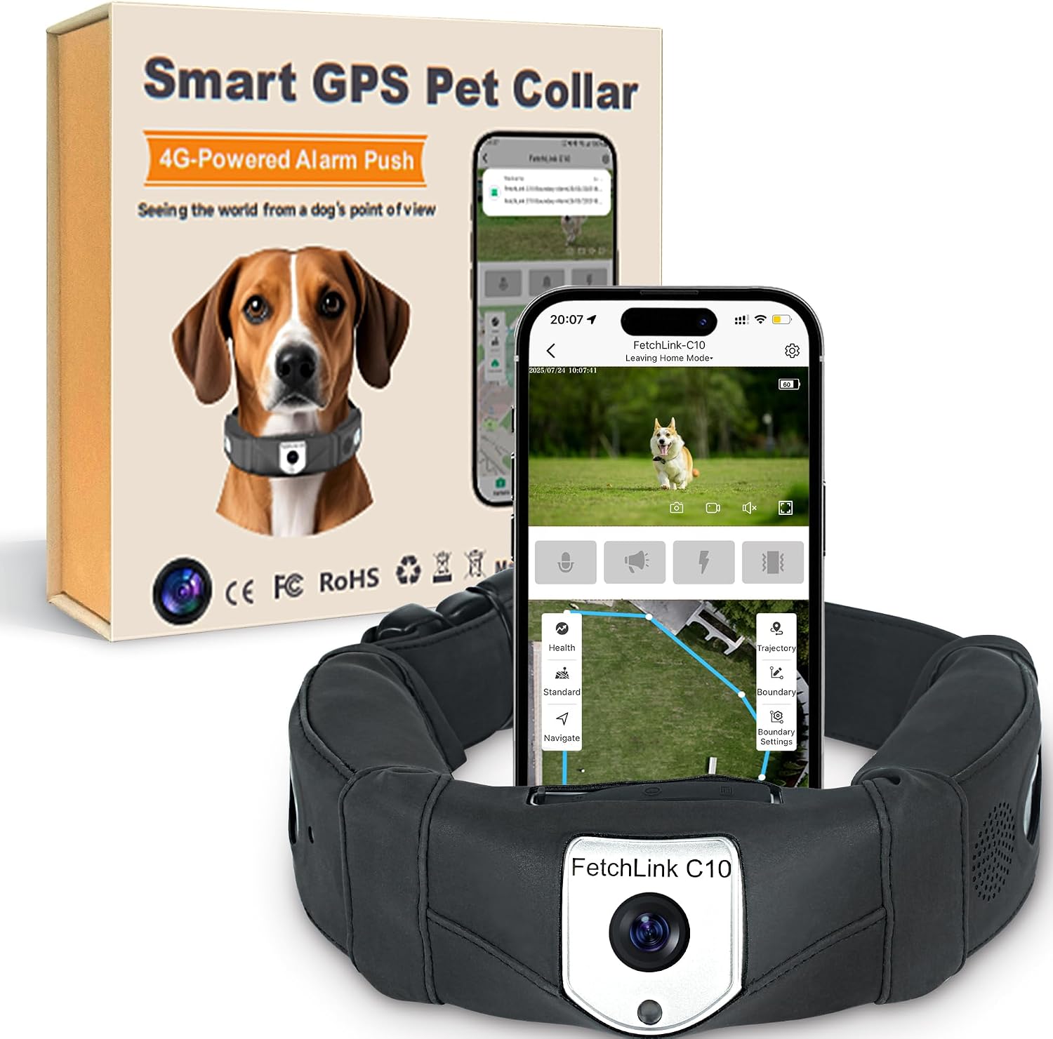 Advanced GPS Wireless Dog Fence with 2K HD Camera & Two-Way Audio ...