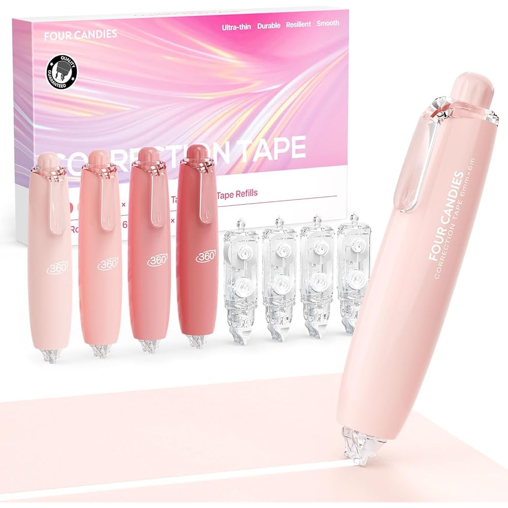 $1/mo - Finance Four Candies Refillable Retractable White Correction ...