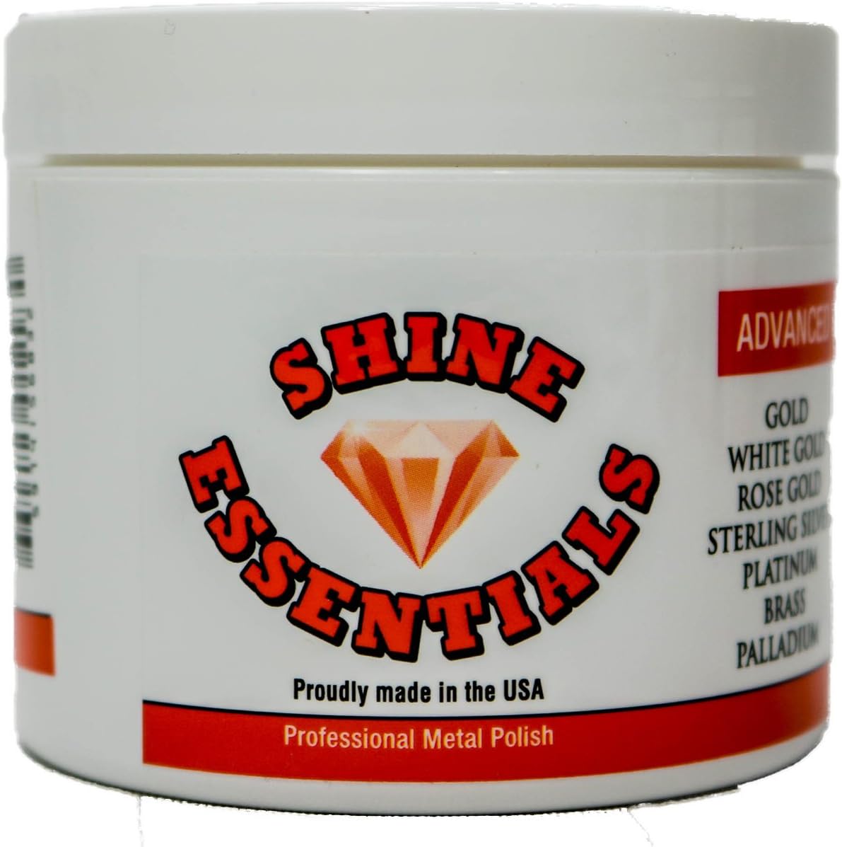 Amazon.com: Professional Metal Polish (Cream 2oz) | Non Abrasive | Safe ...