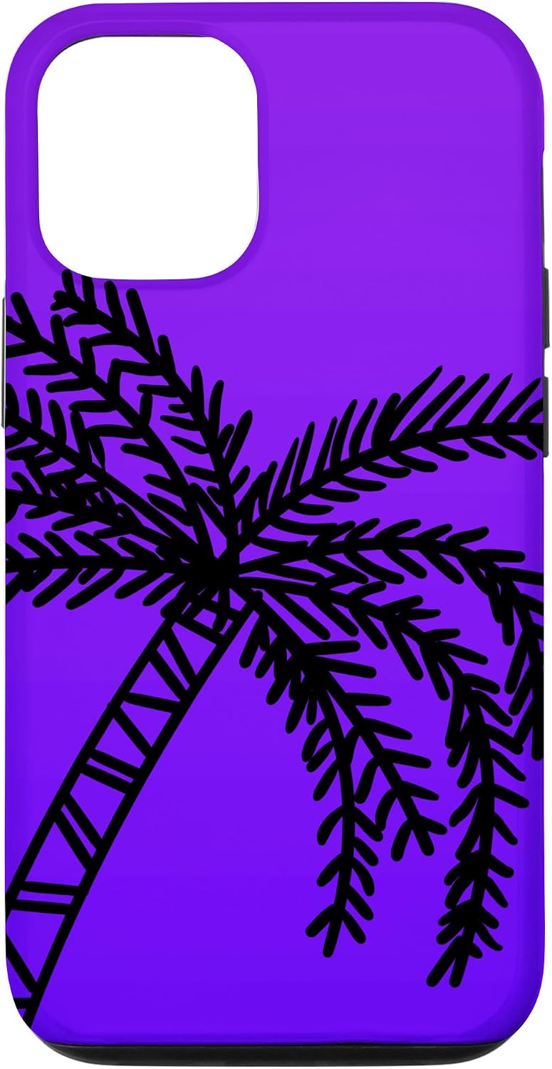 Amazon.com: iPhone 14 Palm Tree Sunset Summer Palm Leaves Boho ...