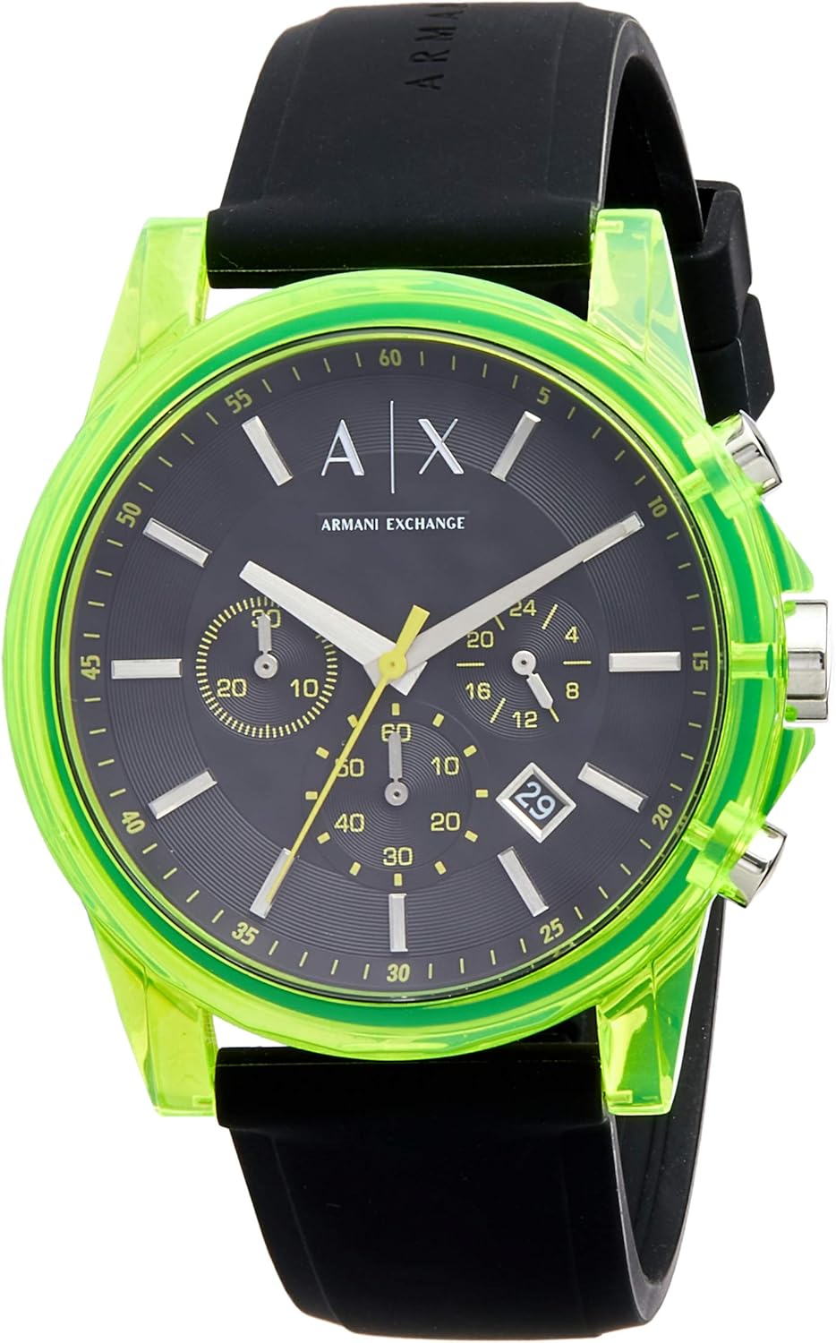 Armani Exchange AIX AX1337 - Reloj cronógrafo para hombre (silicona ...