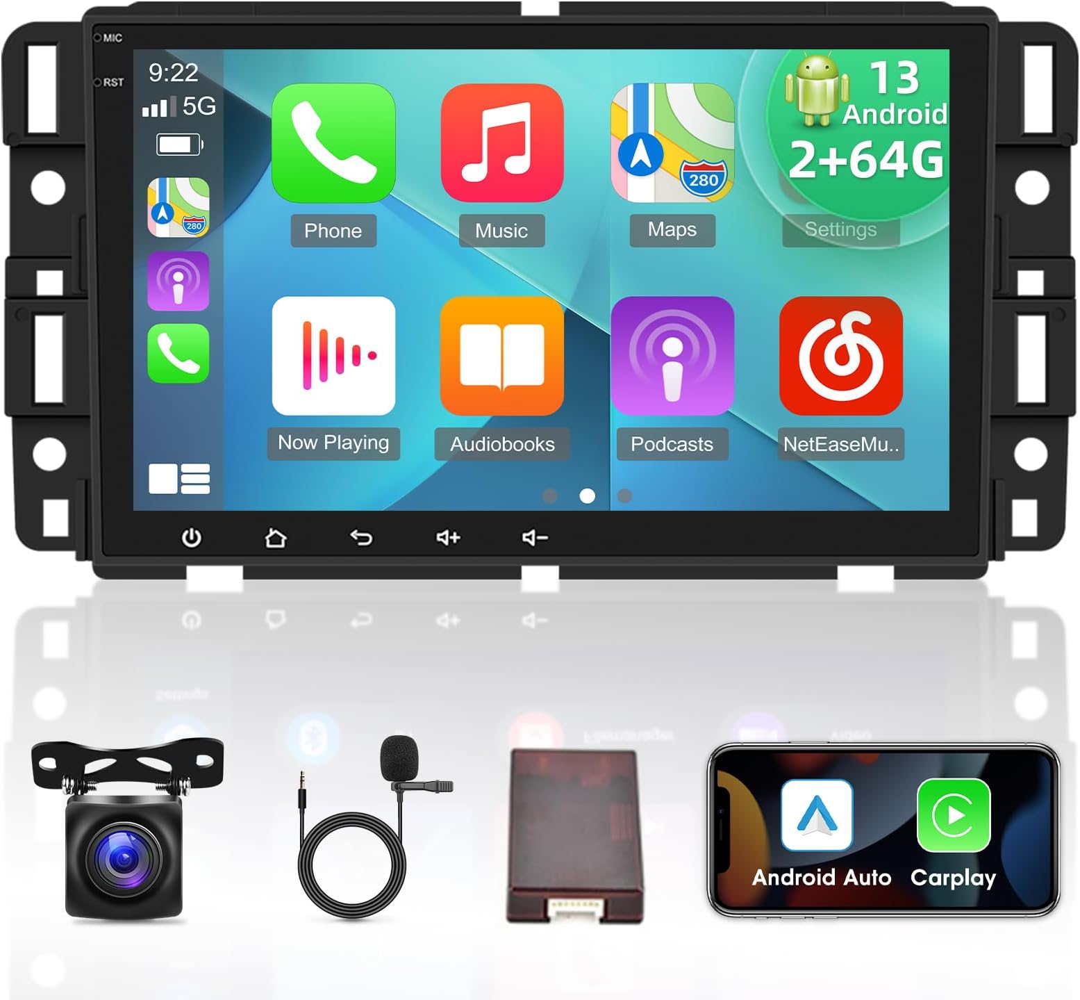 Amazon.com: [2G+64G] Android 13 Car Radio for Chevy Silverado Chevrolet ...