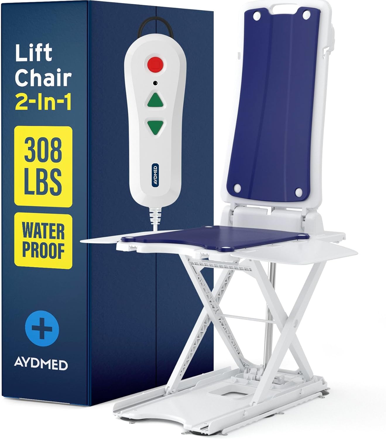 Amazon.com: AYDMED 2-in-1 Lift Chair | Portable Cordless Rechargeable ...