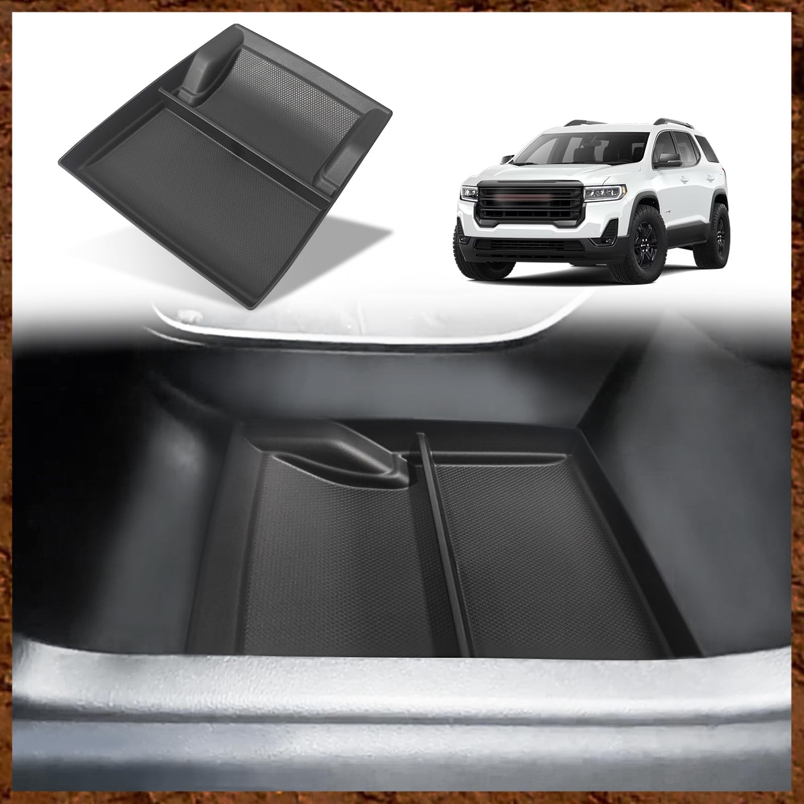 Amazon.com: Muslogy for Acadia 2020-2023 Lower Center Console Organizer ...