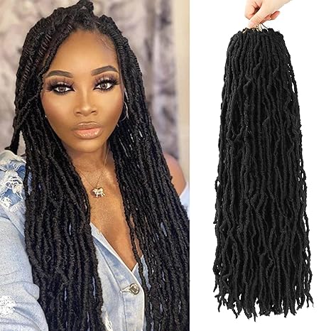 Amazon.com : 24 Inch Soft Locs Crochet Hair 8 Packs Pre Looped Faux ...