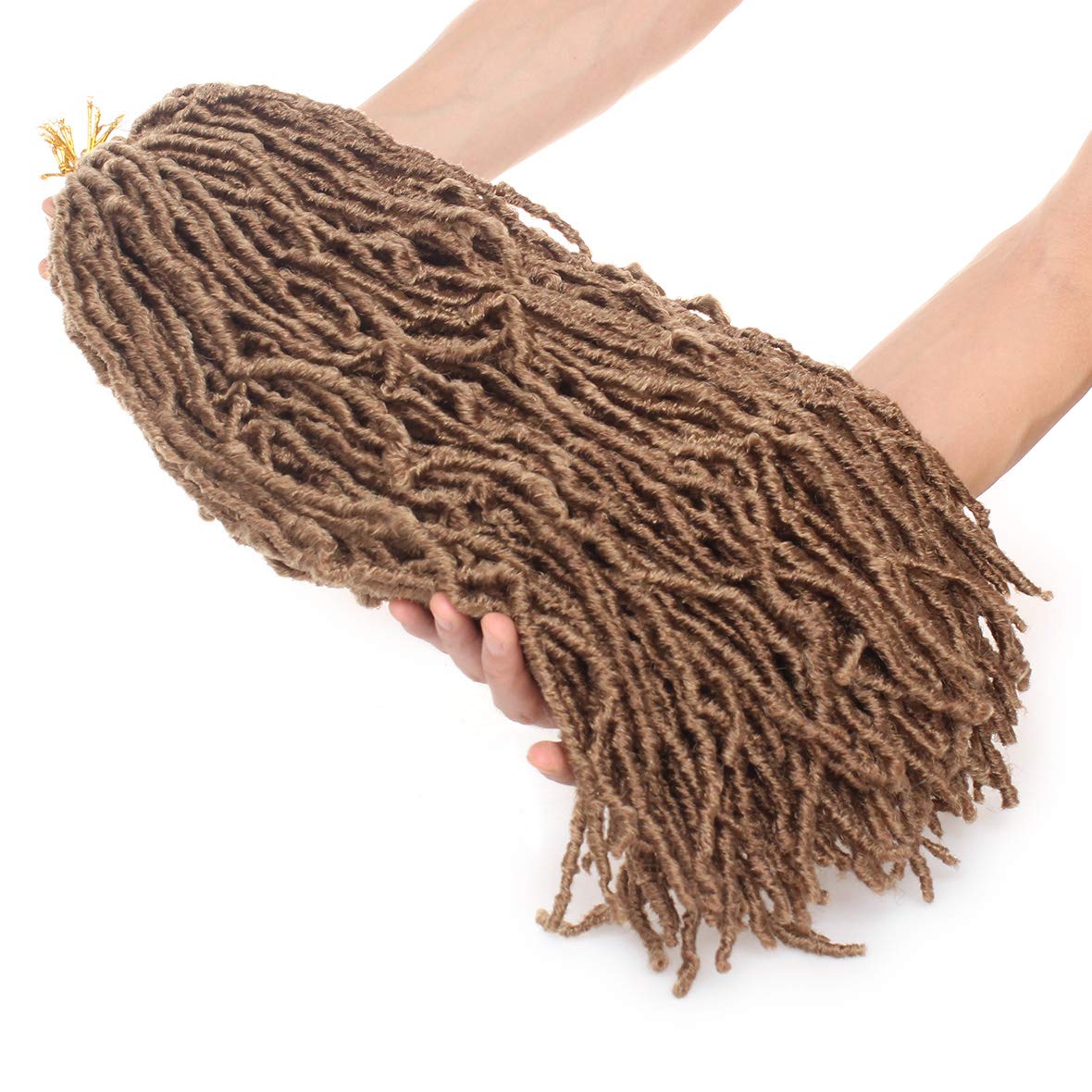 Xtrend 6 Packs 24 Inch Nu Faux Locs Crochet Hair Long Blonde Pre looped ...