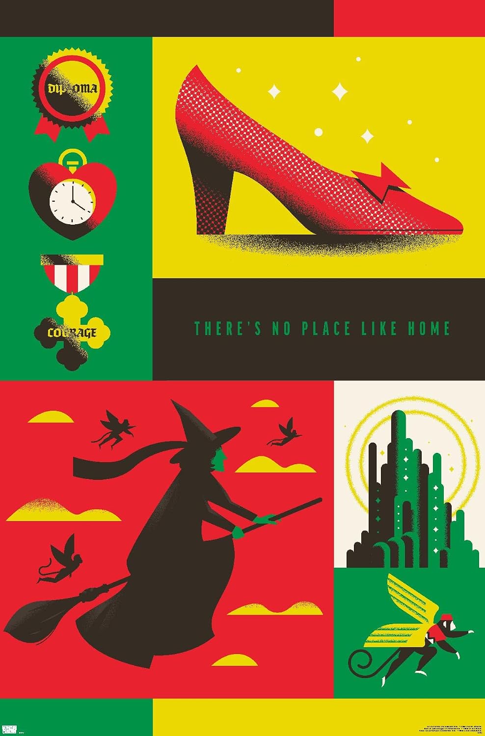 Amazon.com: Trends International Warner 100th Anniversary - The Wizard ...