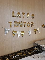 Amazon.com: 21 Pieces Goodbye Party Decorations Traitor Banner Going ...