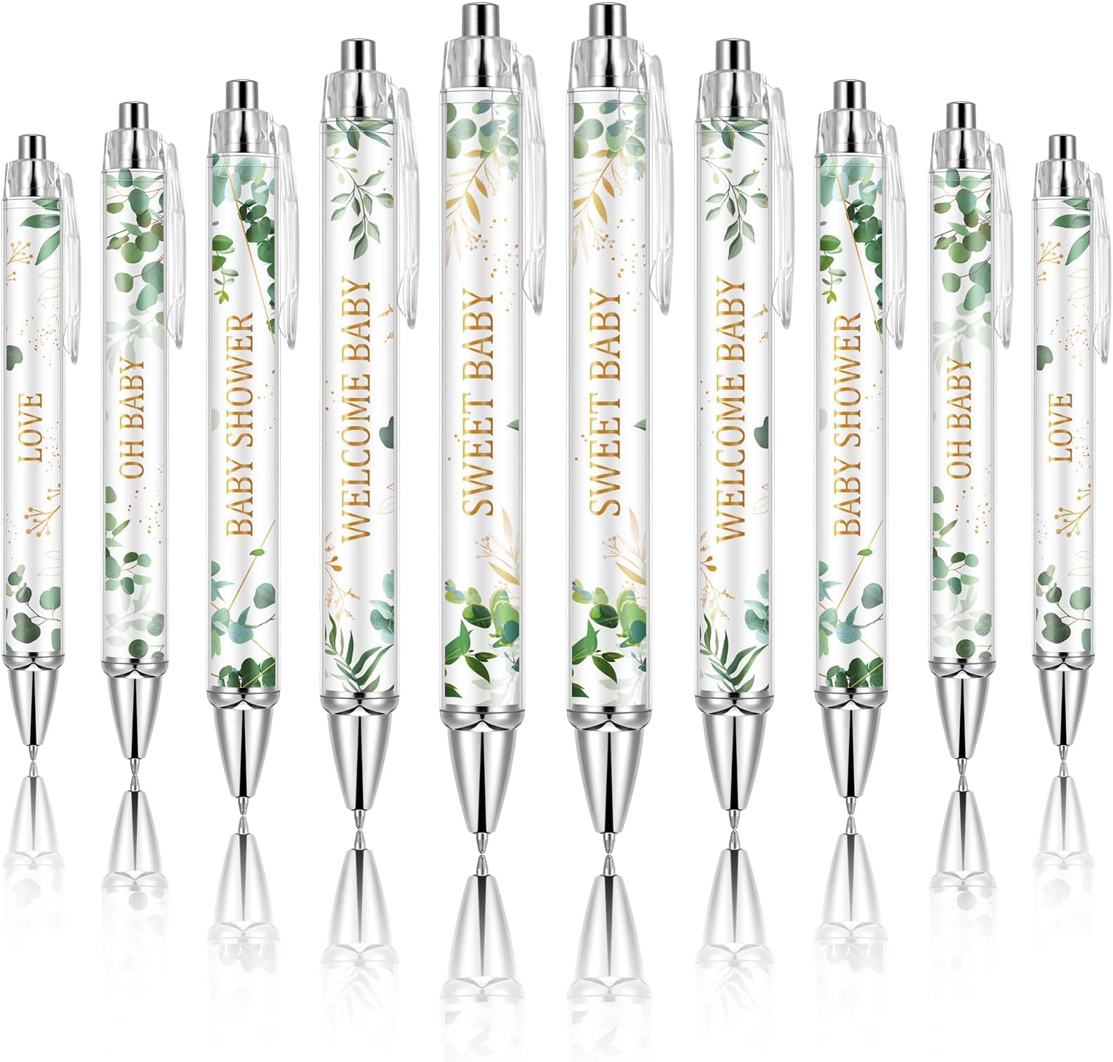 Amazon.com: Ctosree 50 Pcs Baby Shower Ballpoint Pens Bulk Party Favors ...