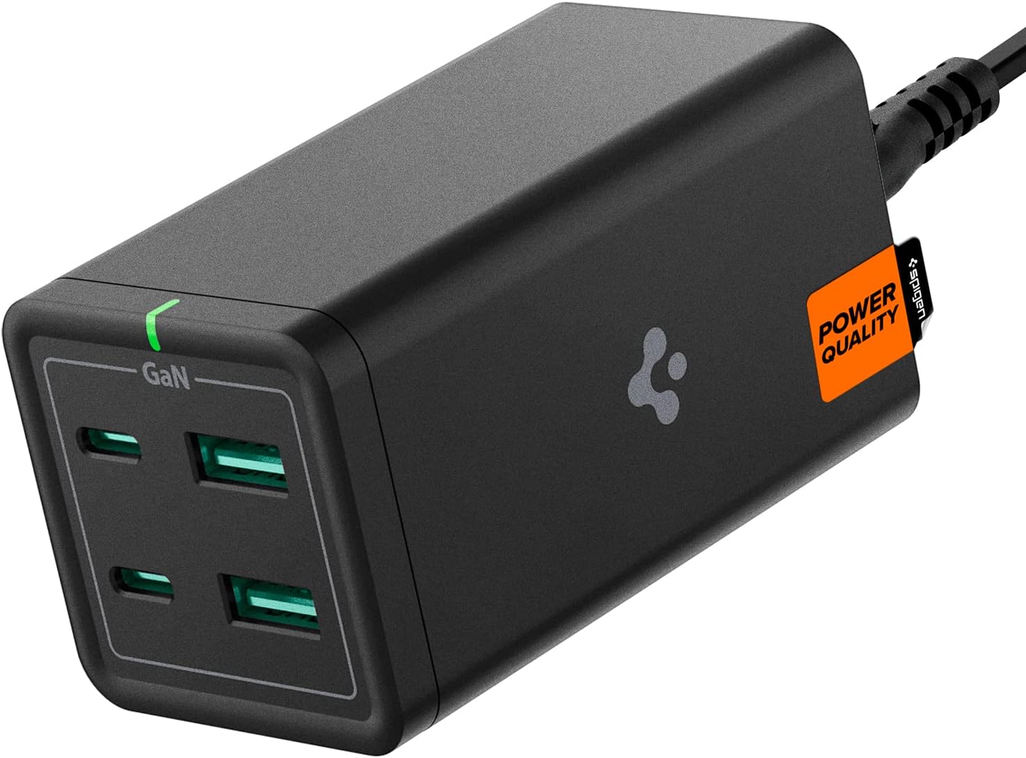 Amazon.com: USB C Charger, Spigen 120W [GaN III] 4-Port USB C Charging ...