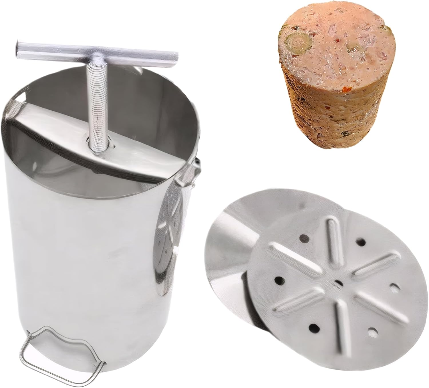 Amazon.com: Meat Press Mold for Deli Meats : Manual Ham Press Mold for ...