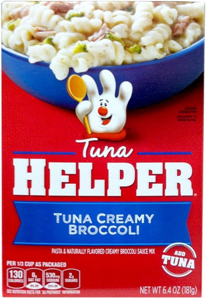 Amazon.com : Betty Crocker TUNA CREAMY BROCCOLI Tuna Helper 6.4oz (3 ...