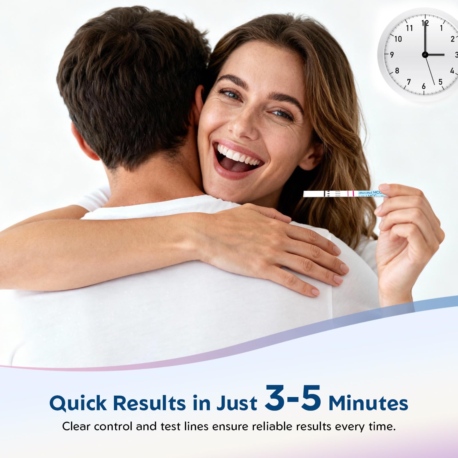 Snapklik.com : MomMed Pregnancy Test, 25 HCG Pregnancy Test Strips For ...