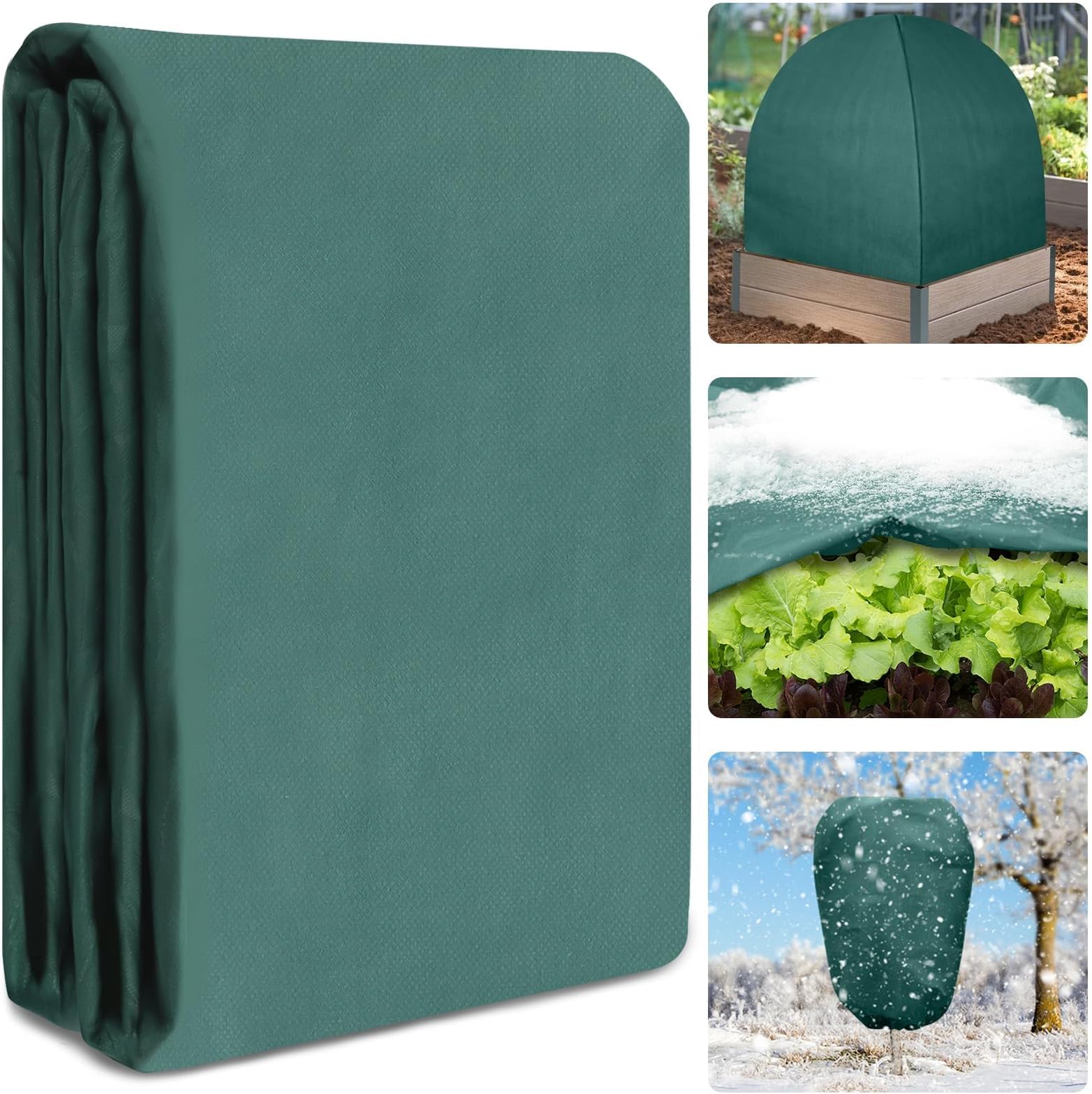 Amazon.com : 10x30FT Plant Cover Freeze Protection 1.06 oz/yd² Winter ...