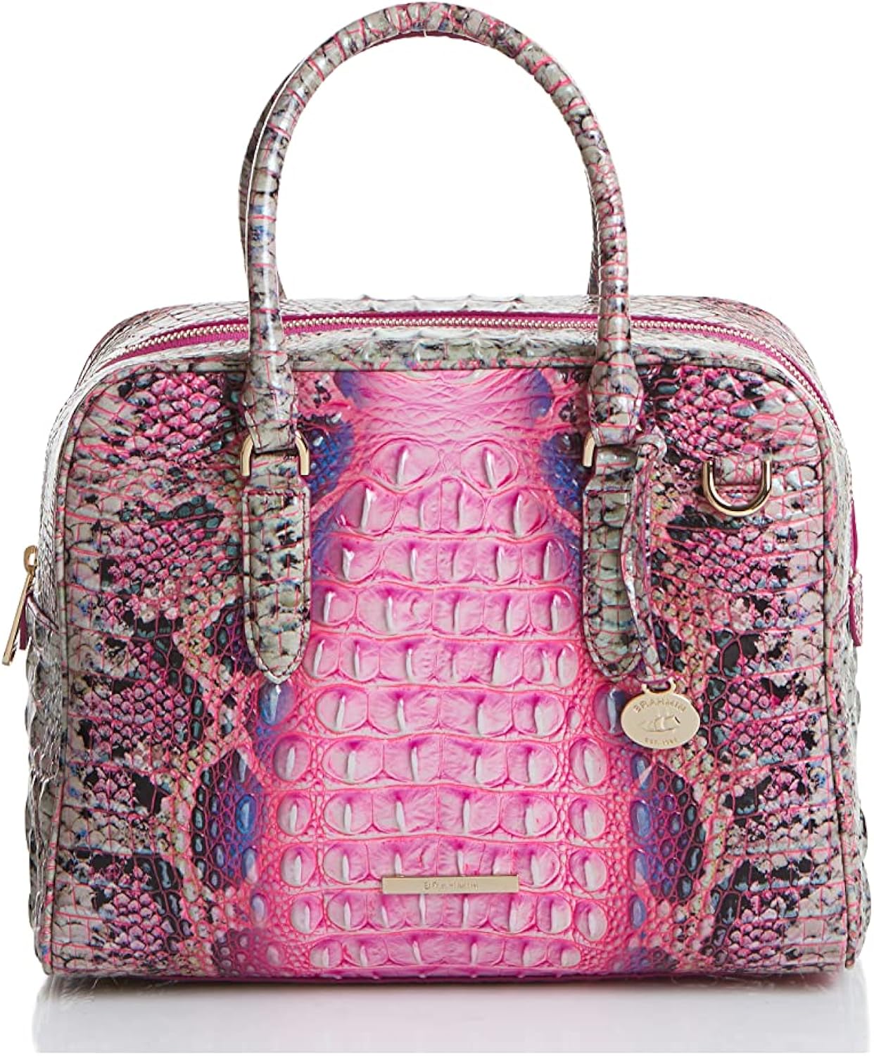 BRAHMIN Pink Cobra Ombre Melbourne Marissa: Handbags: Amazon.com